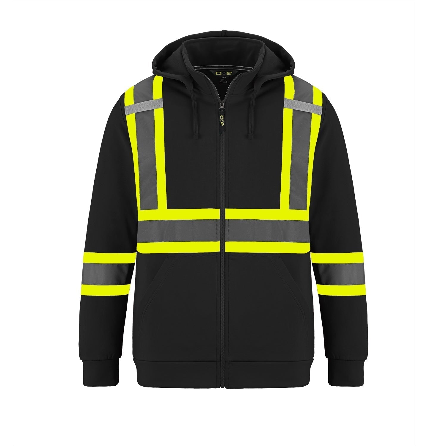 L01380 - Infinity - Hi-Vis Full Zip Hooded Sweatshirt w/ Detachable Hood - Toronto Screen ...