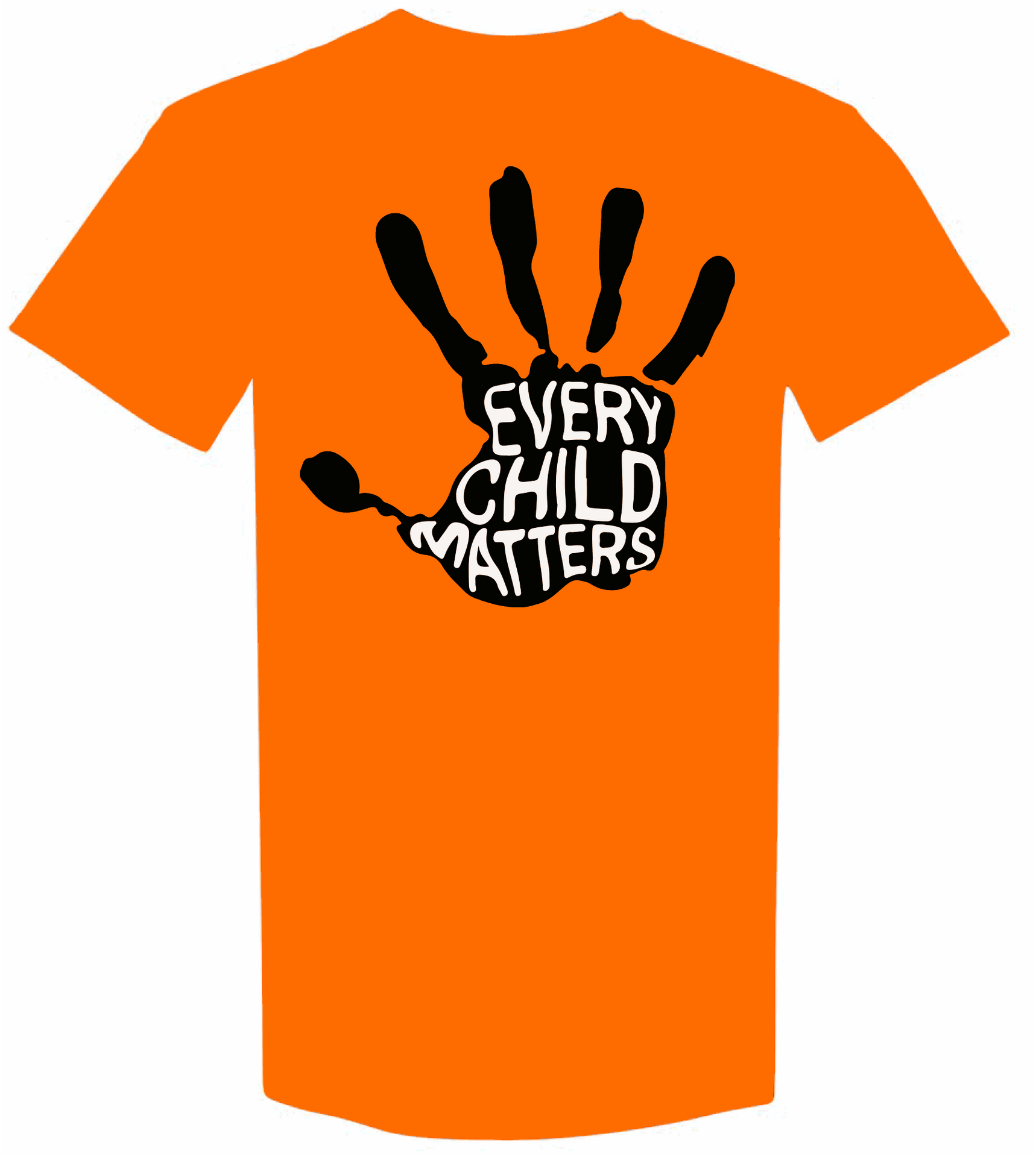 Every Child Matters Shirt - Impactful Orange Handprint Tee for Kids