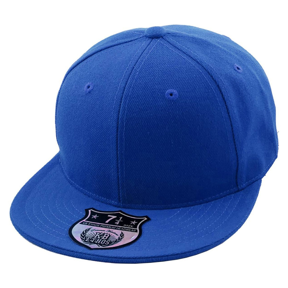 Fitted Flat Bill Cap - Royal, Various Sizes - Toronto Screen Printing ...
