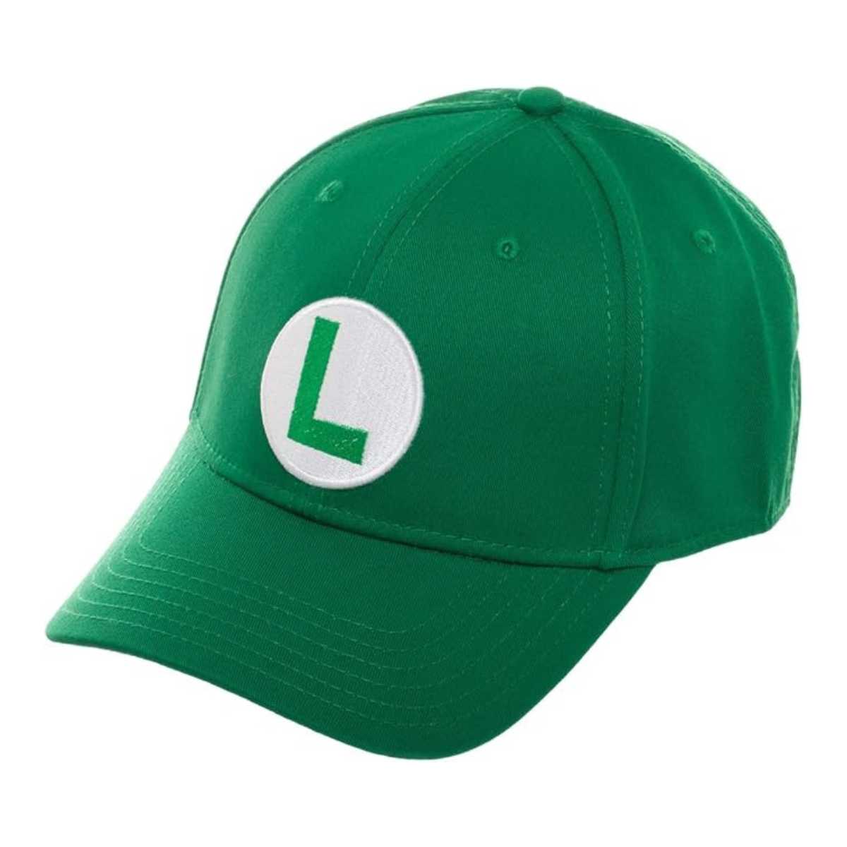 Super Mario Bros. Luigi Flex Fit Green Cap, 48SMB