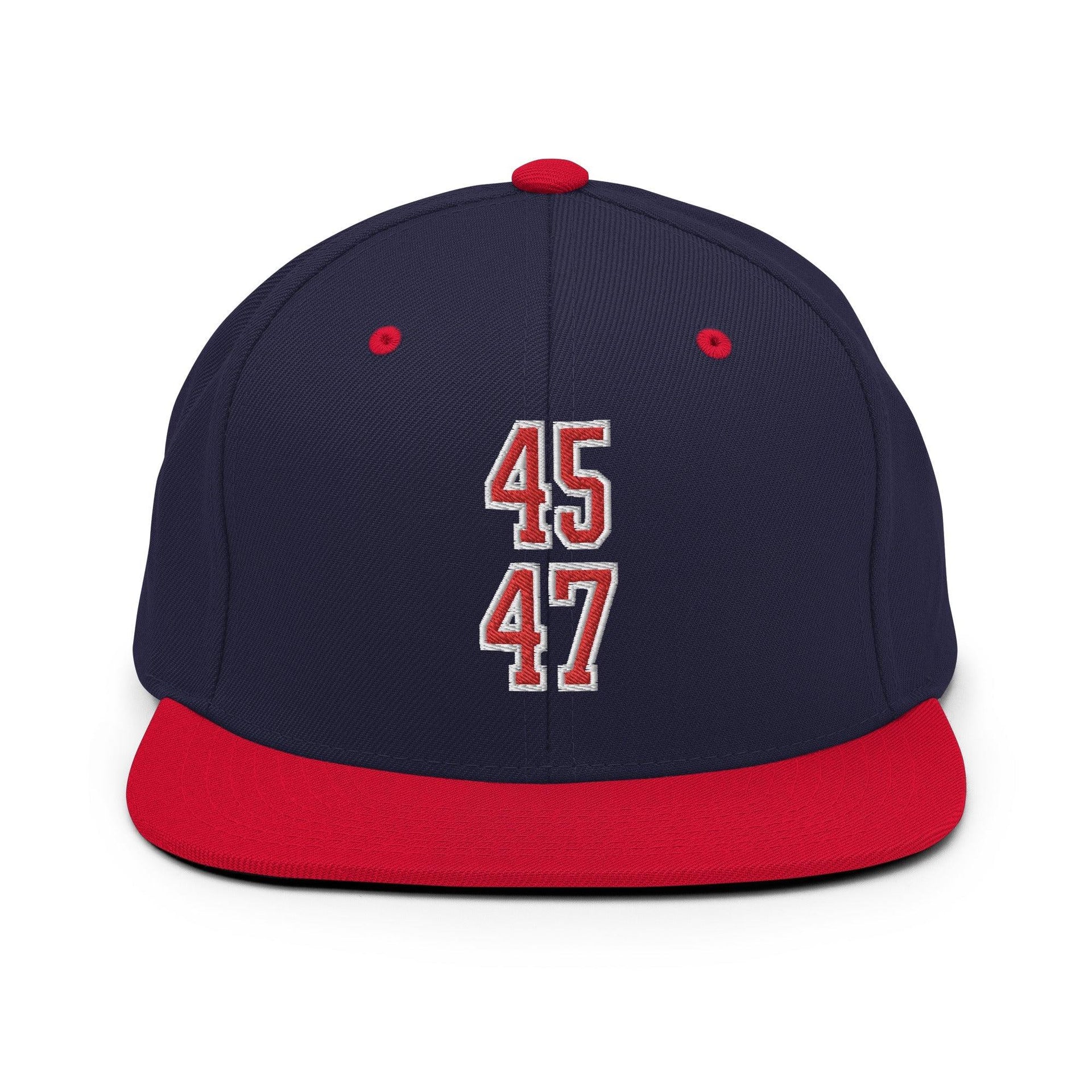 Donald Trump 45-47 Flat Bill Brim Snapback Hat - Toronto Screen ...