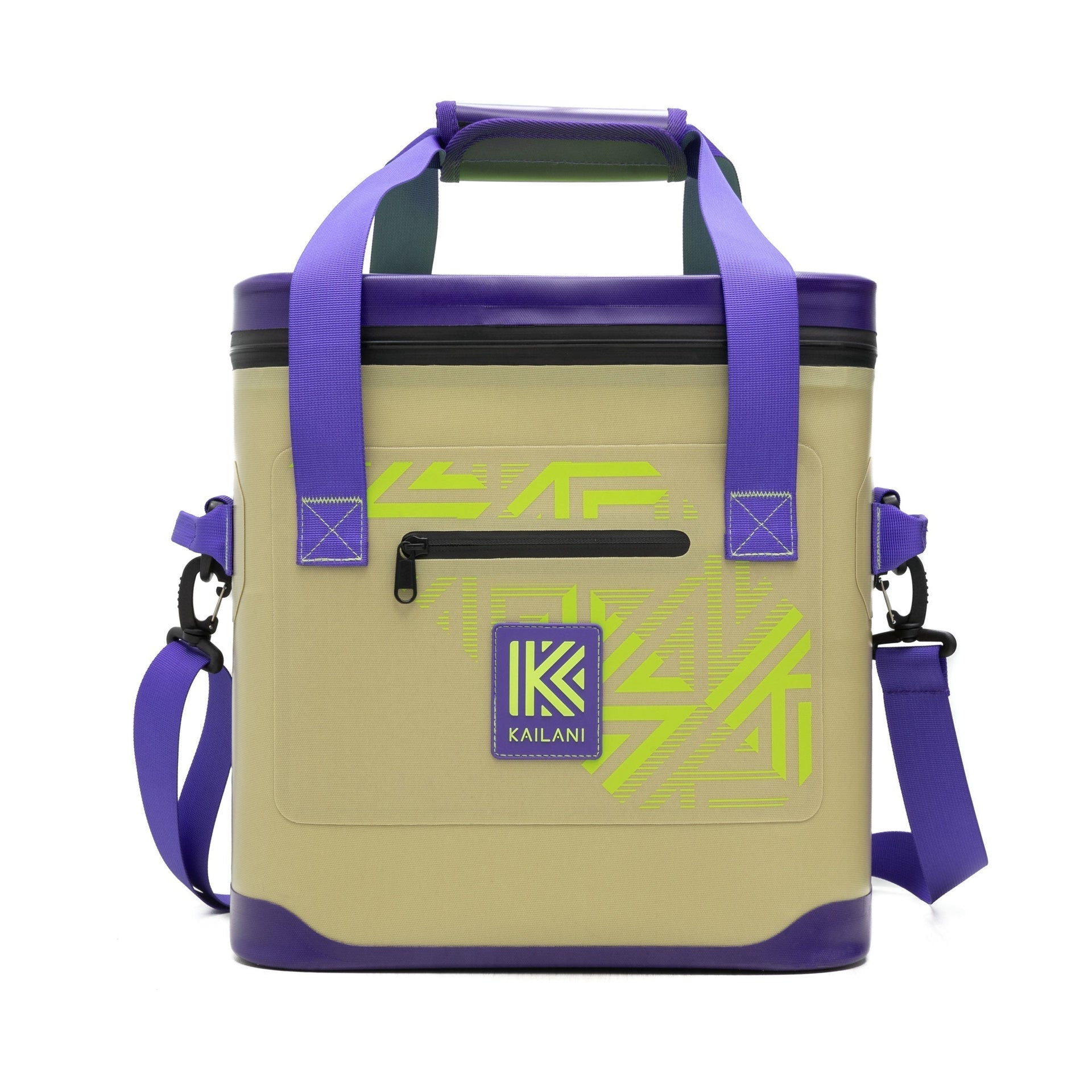 KUKUI 20 Can Soft Cooler Tan/Purple - Toronto Screen Printing - Soft ...