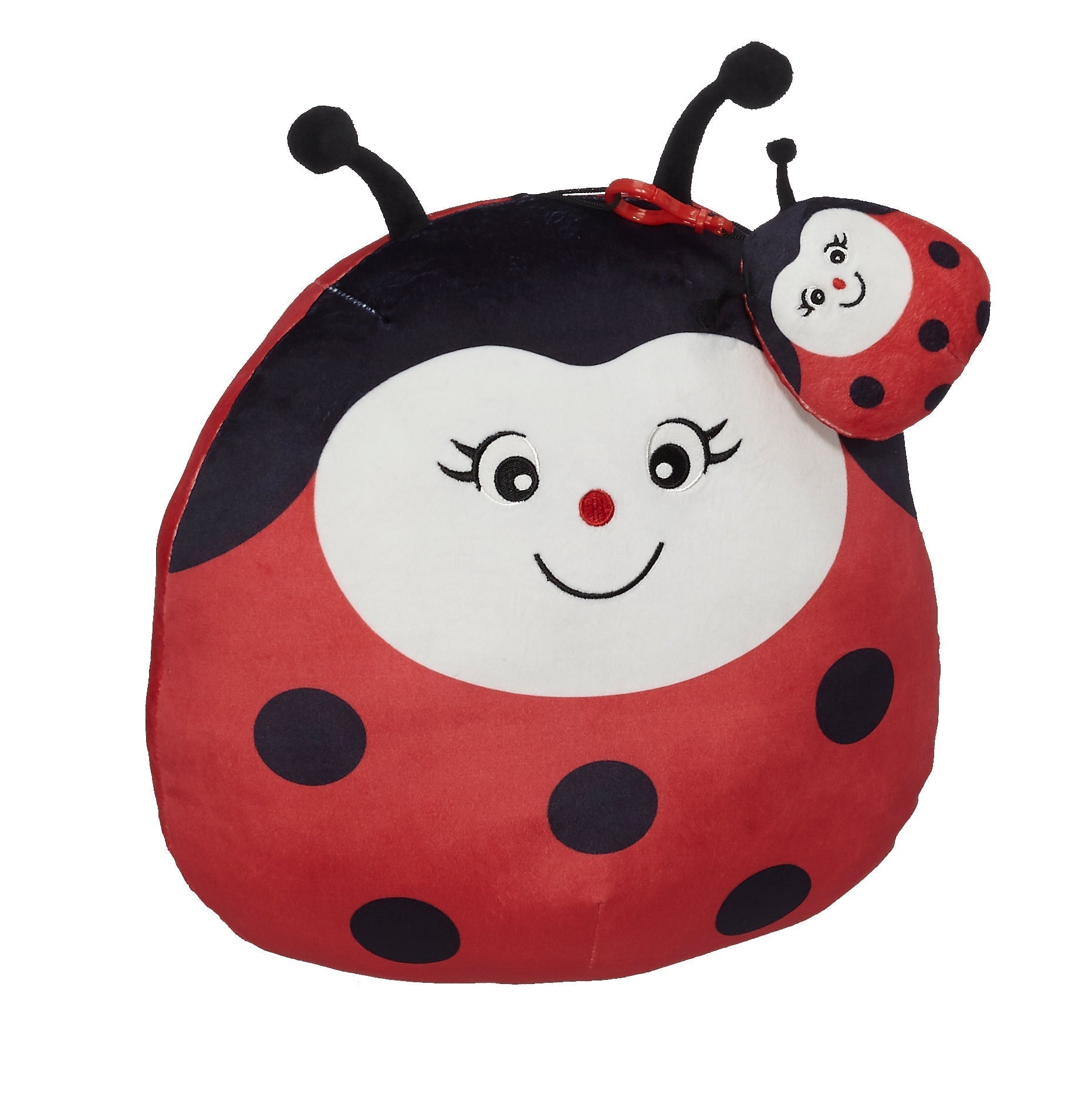 Ladybug Squishy Zippy Embroider Buddy Custom Apparel
