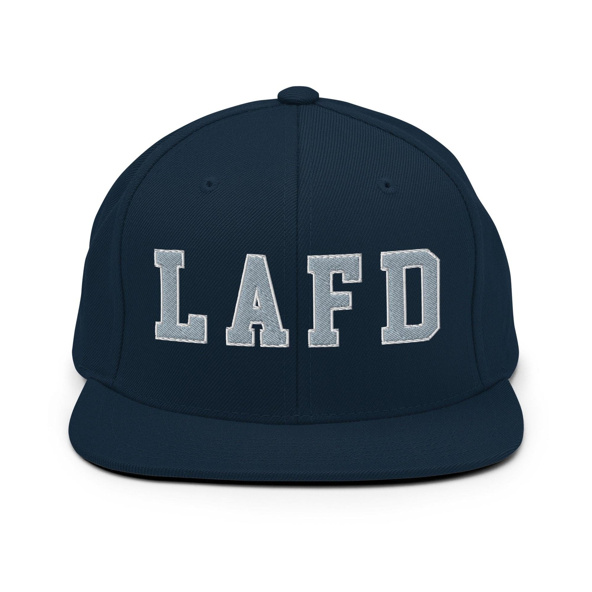 LAFD Los Angeles Fire Department Embroidered Flat Bill Brim Snapback ...