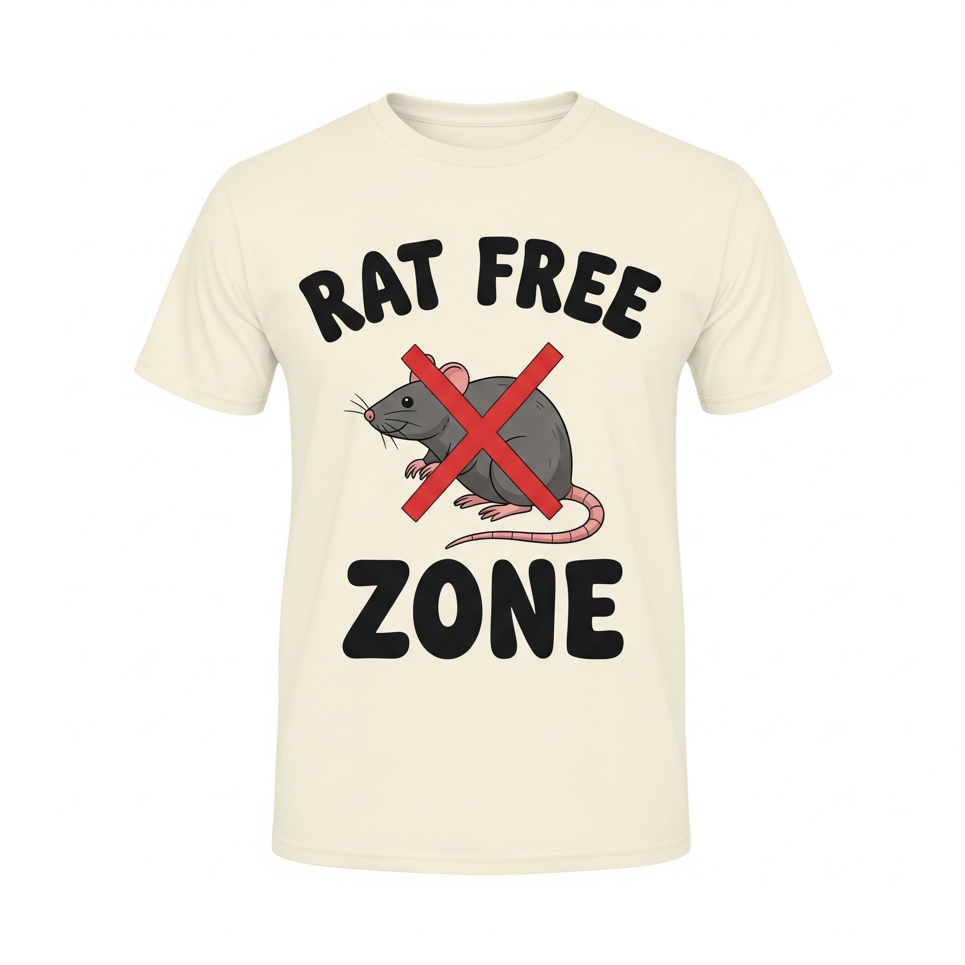 "RAT FREE ZONE" - Bold & Clear - Toronto Screen Printing - T-Shirt ...